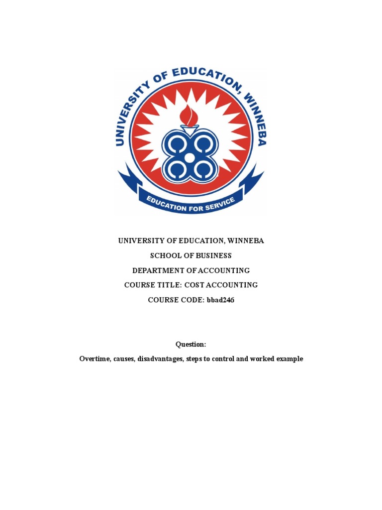 Costing Overtime Updated Pdf Overtime Working Time