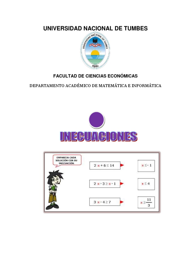 Inecuaciones | PDF | Intervalo (Matemáticas) | Factorización
