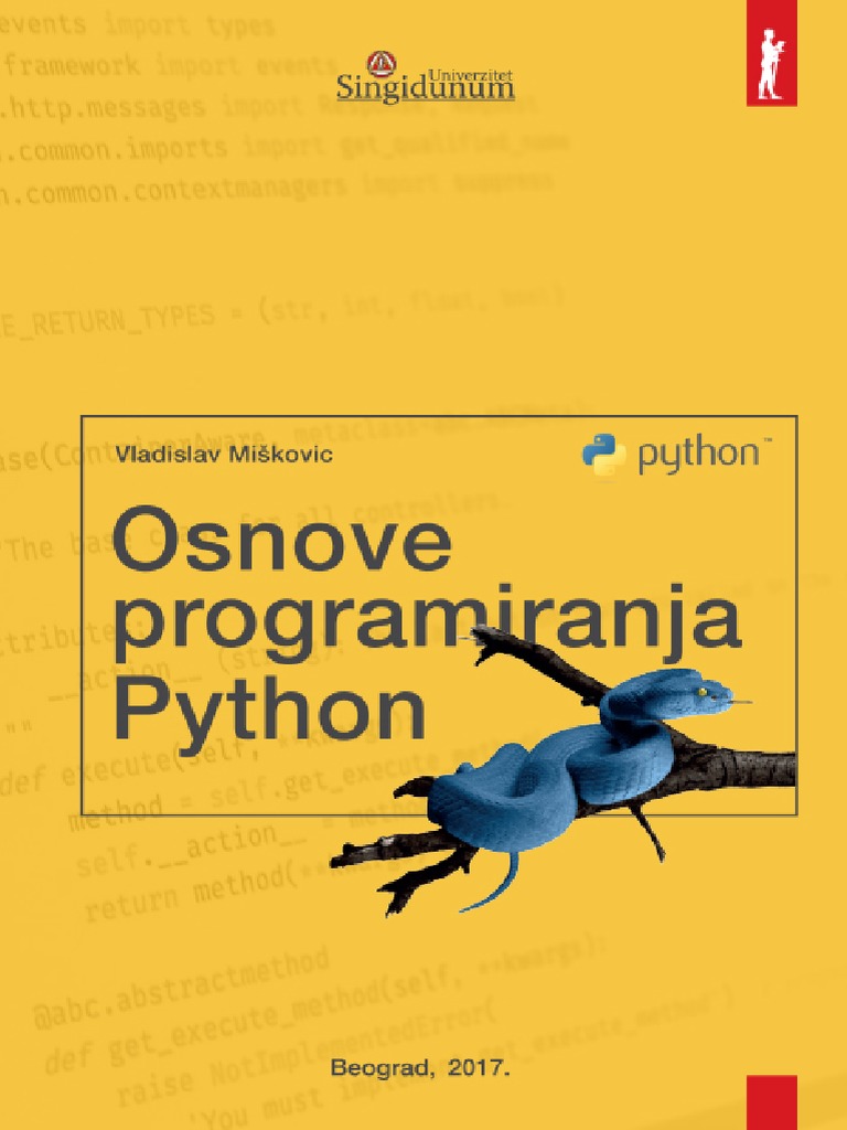 Osnove Programiranja Python | PDF