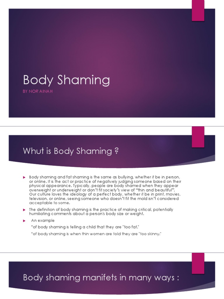 Understanding Body Shaming | PDF