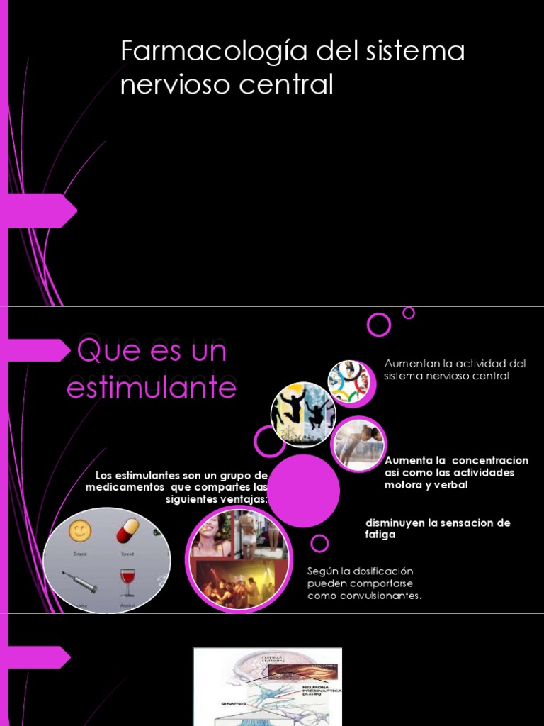 Farmacología de los estimulantes del sistema nervioso central ...