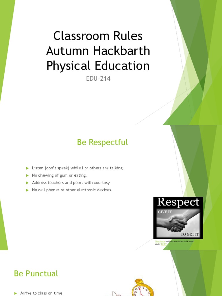 Classroom Rules 1 | PDF | Physical Education | Physical Fitness