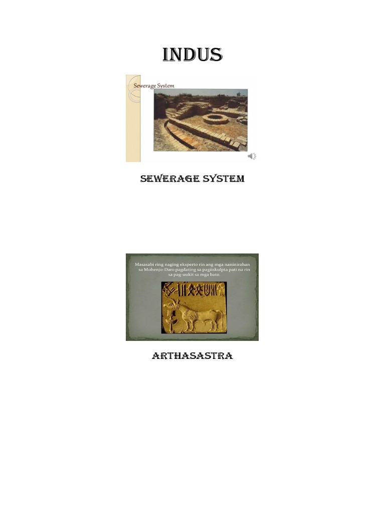Indus: Sewerage System | PDF