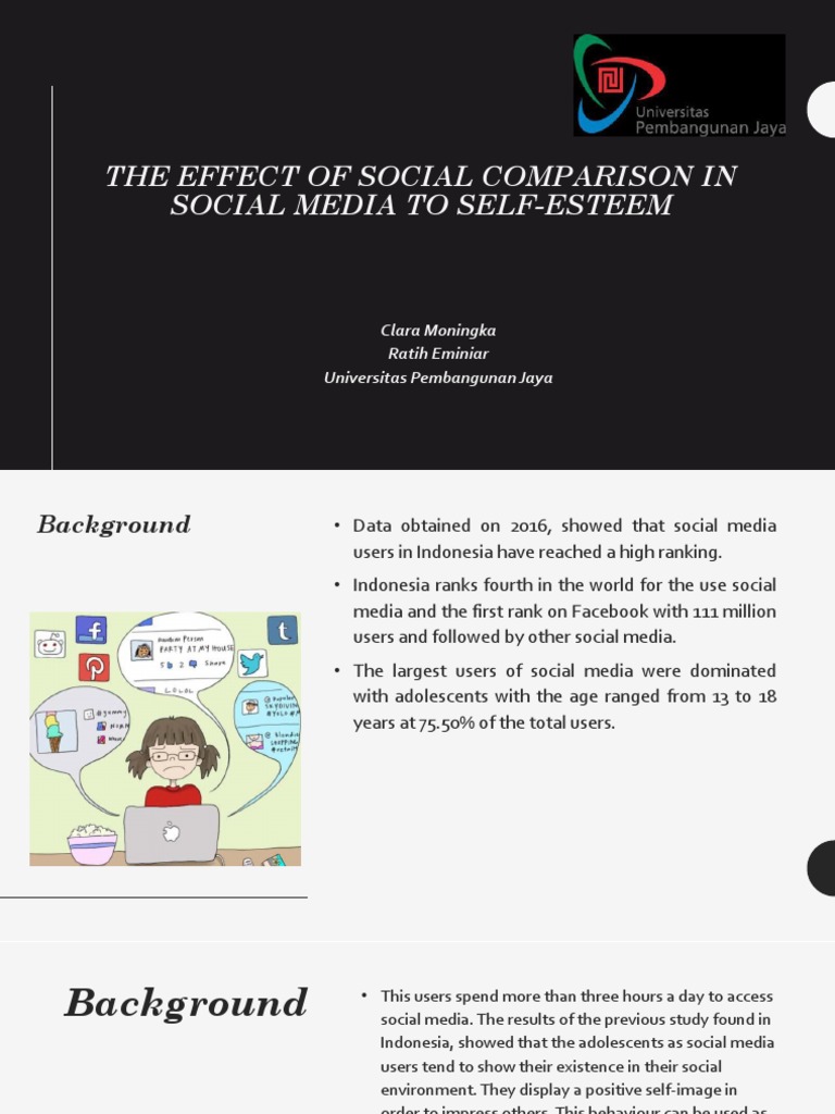 Social Media Comparison Lowers Self-Esteem | PDF | Social Media ...