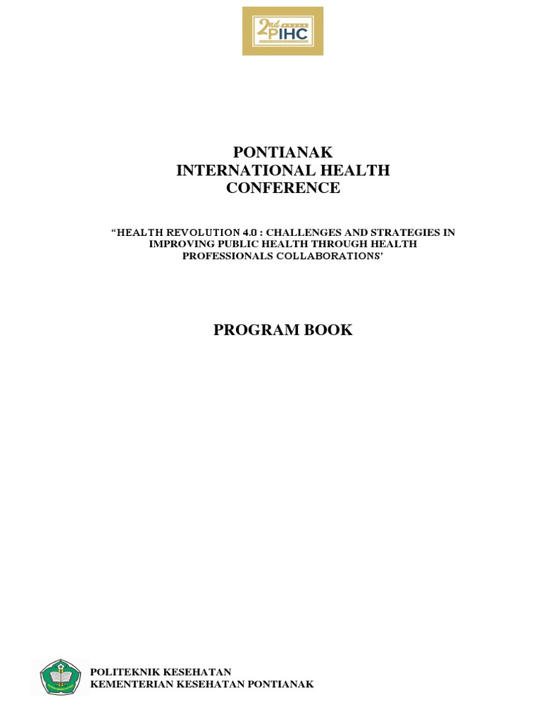 Pontianak Health Conference Program Book | PDF