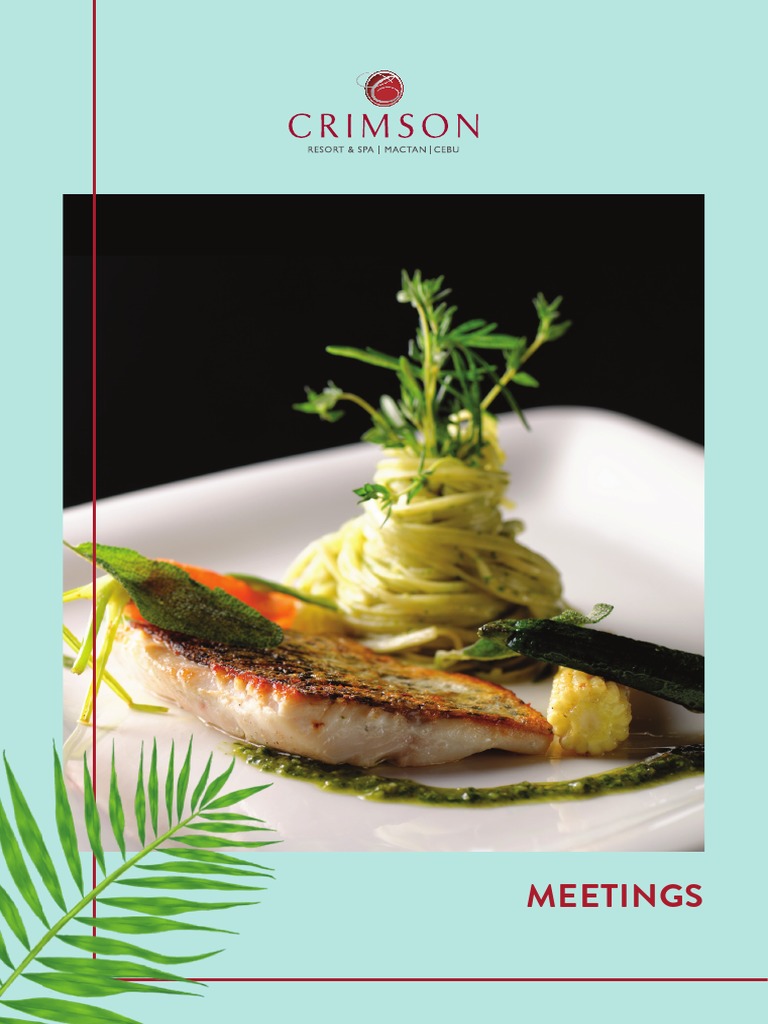 Meeting Packages and Menus Overview | PDF | Thai Cuisine | Lunch