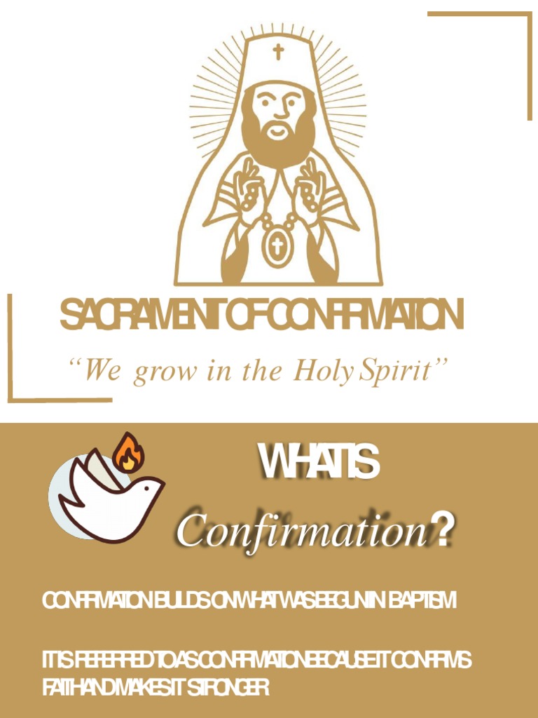 Sacramentofconfirmation: "We Grow in The Holy Spirit" | PDF | Religion ...