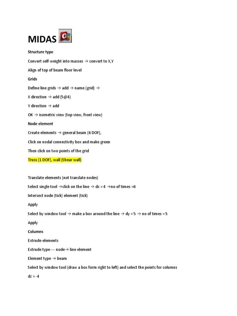 Midas | PDF | Structural Load | Civil Engineering