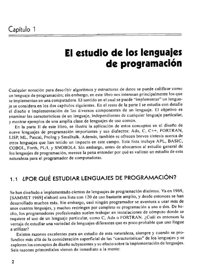 Lenguajes de Programacion Uned PDF | PDF