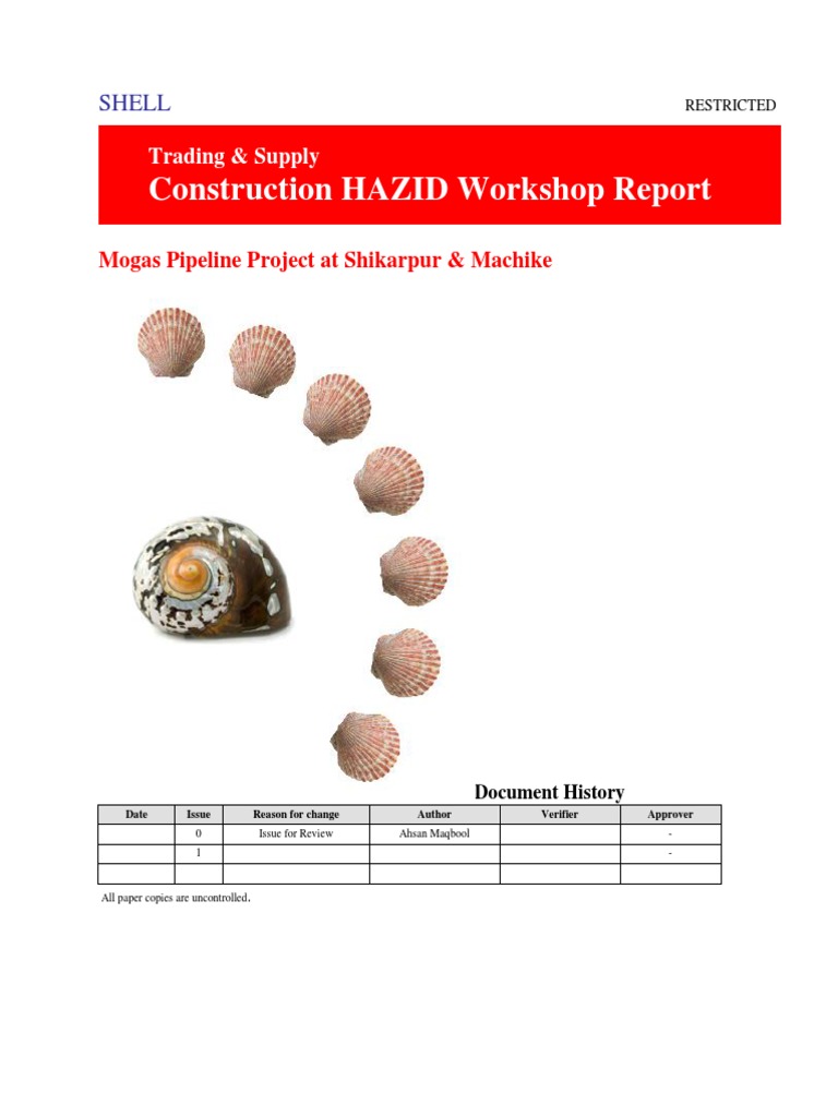 HAZID Report for Mogas Pipeline Project | PDF | Pipeline Transport ...