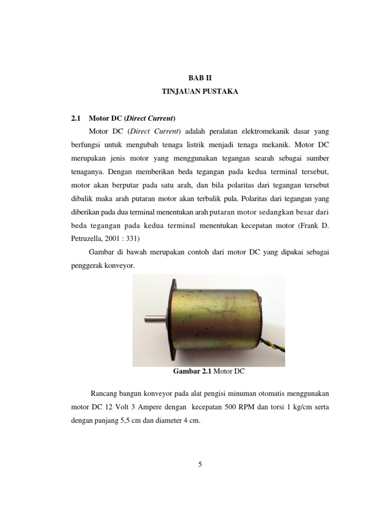 Motor DC PDF | PDF