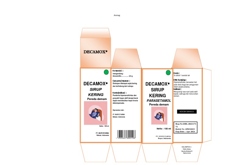 Kemasan Obat Suspensi Amoxicillin | PDF