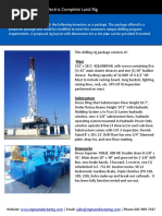 Spesifikasi RIG JACKRO S175 | PDF | Drilling Rig | Pump
