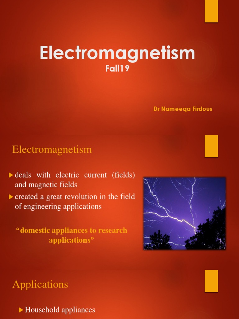 Applications of Electromagnetism | PDF | Computers