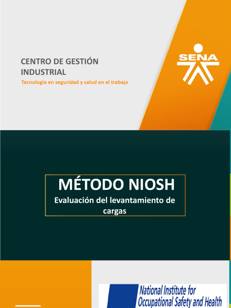 27 - 04 Metodo Niosh | PDF | Biomecánica | Ecuaciones