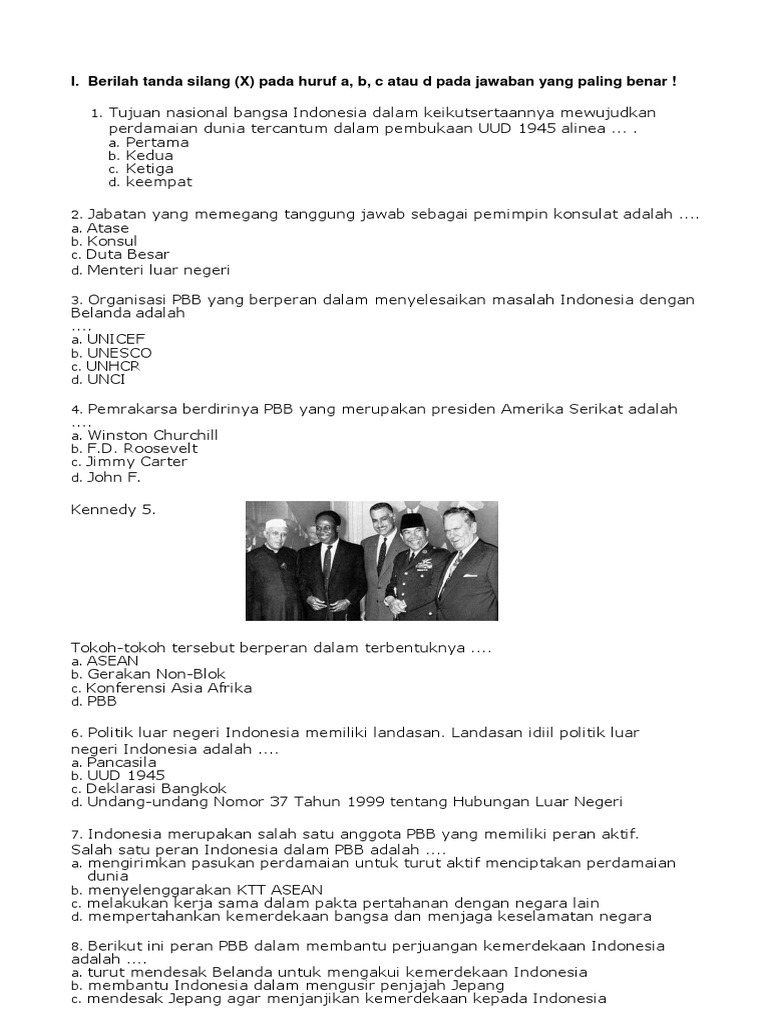 Soal Ujian Sekolah PKN Kelas 6 SD-MI | PDF