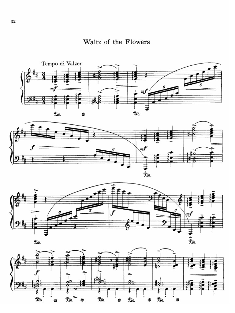 Tchaikovsky - Op.71a_ The Nutcracker Suite_ Waltz of the Flowers in D ...