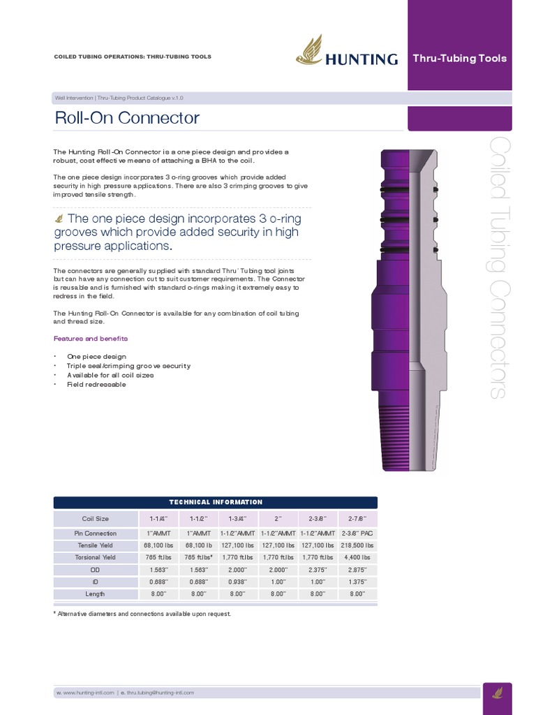 Roll On Connector | PDF