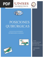 Posiciones Quirurgicas | PDF | Anatomía | Medicina