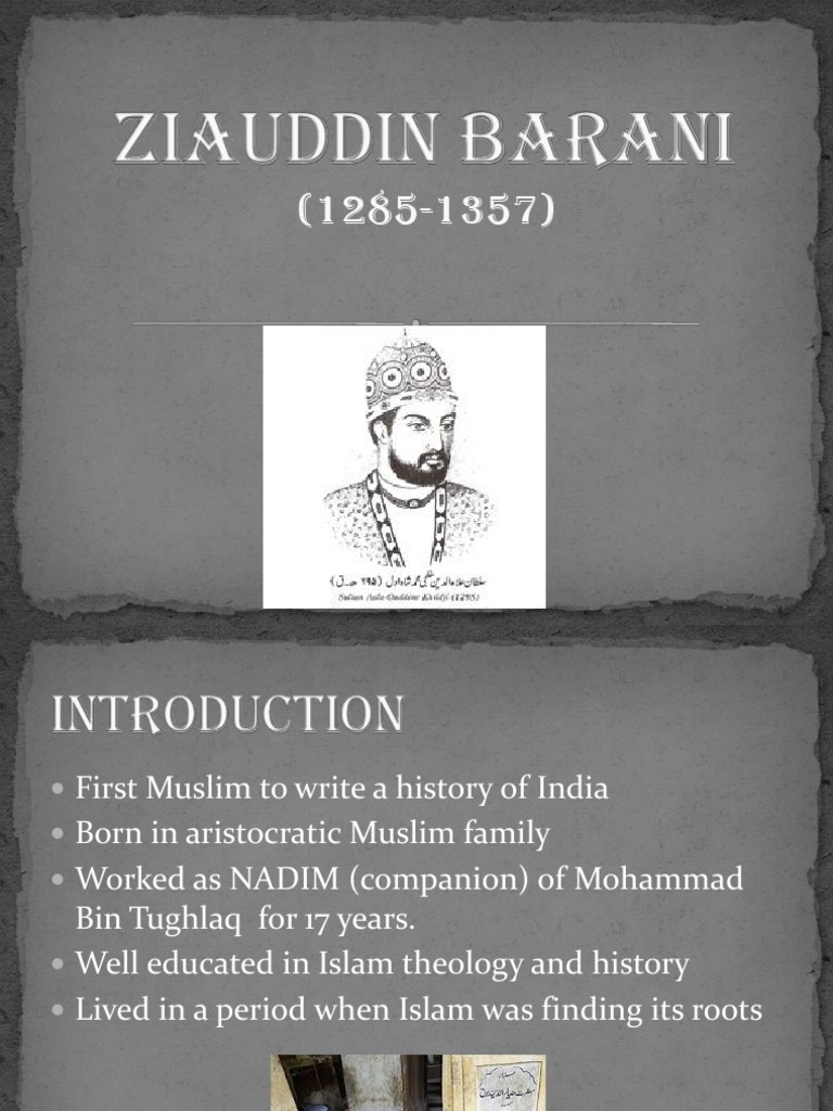 Ziauddin Barani | PDF | Religion And Belief