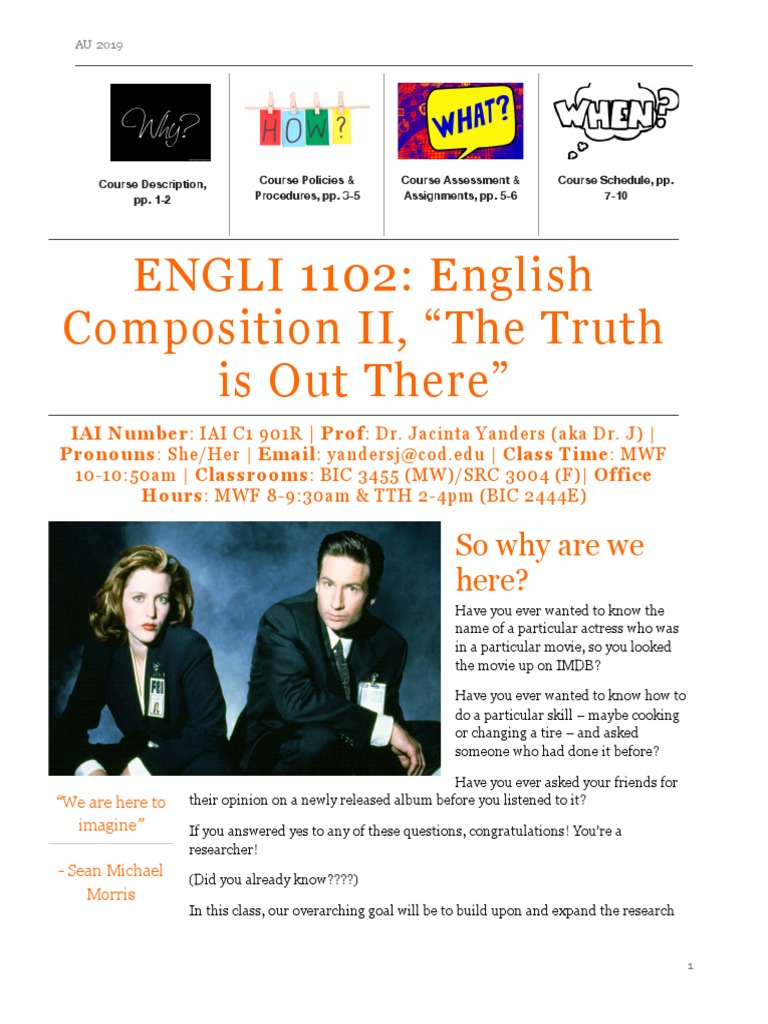 AU19 English 1102 | PDF | Rhetoric | Genre