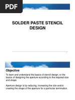 SMT Stencil Design Guidelines | PDF