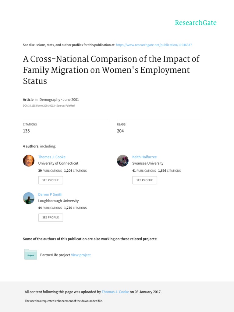 A Cross-National Comparison of The Impac PDF | PDF
