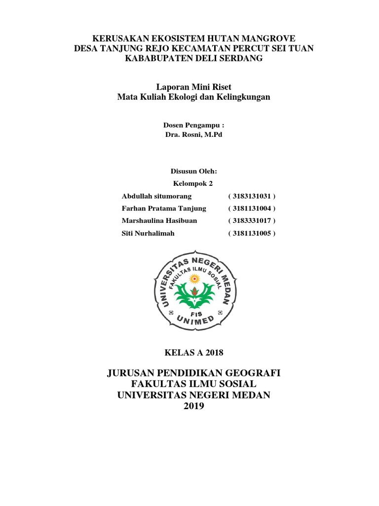 Laporan Mini Riset Ekologi Kel 2 | PDF