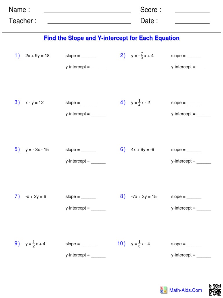 Algebra1 Func Slope Lines | PDF | Elementary Mathematics | Algebra