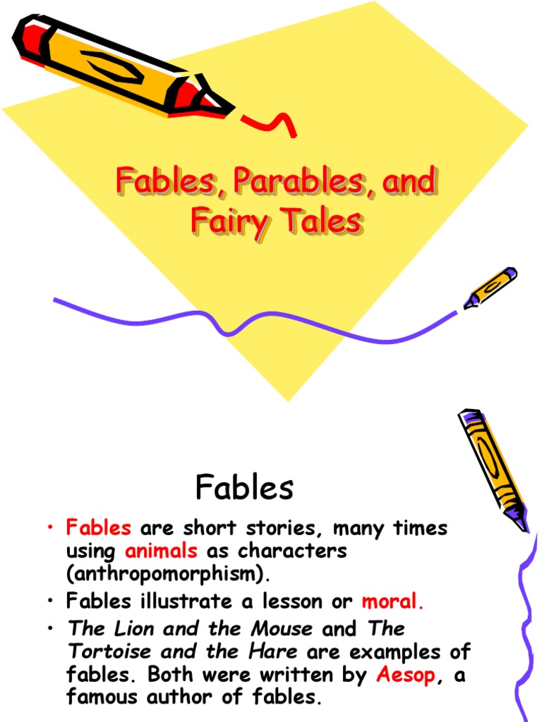 Fables, Parables and Fairy Tales | PDF