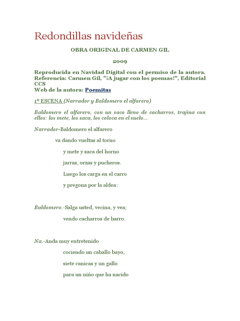 Redondillas Navideñas | PDF