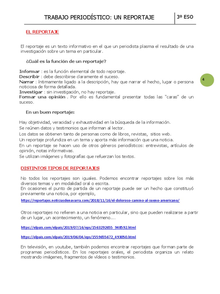 El Reportaje Paso A Paso | PDF | Periodismo | Información