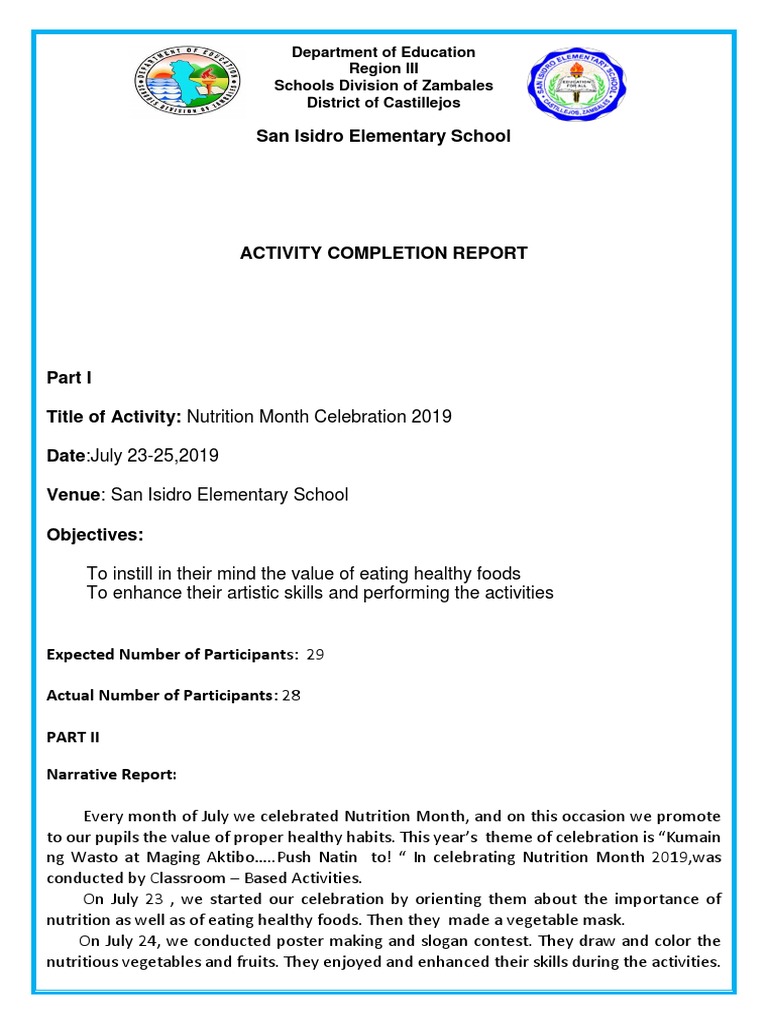 Acr Nutrition Month - (.2019-2020) | PDF