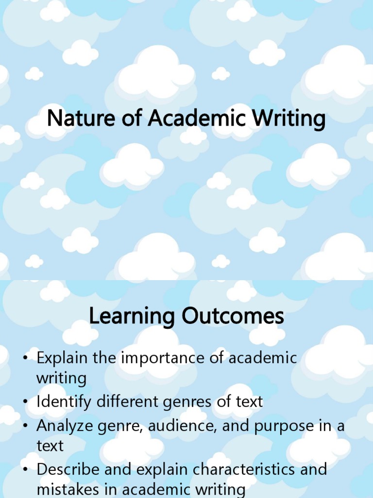 Nature of Academic Writing | PDF | Thesis
