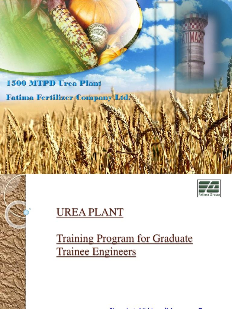 Urea Plant Training Program For GTE | PDF | Urea | Ammonia