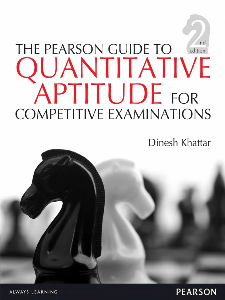 Pearson Guide To Quantitative Aptitude For Competitive Examinations PDF ...