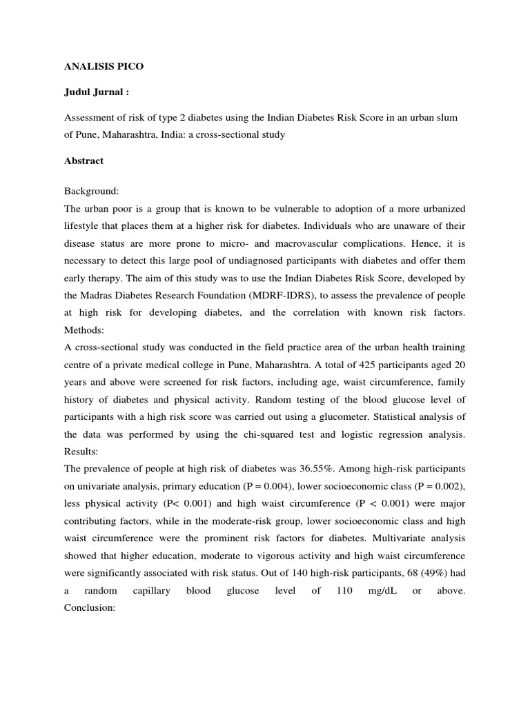 Analisis Pico Judul Jurnal | PDF | Environmental Social Science ...