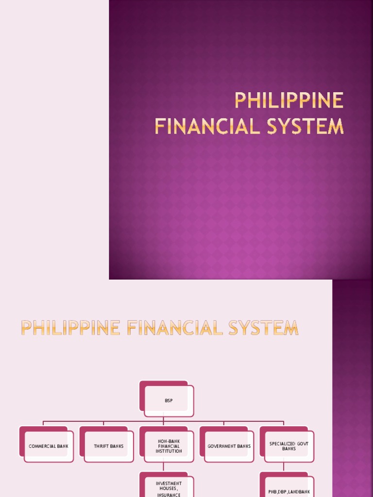 The Philippines Financial System | PDF | Banks | Money Supply