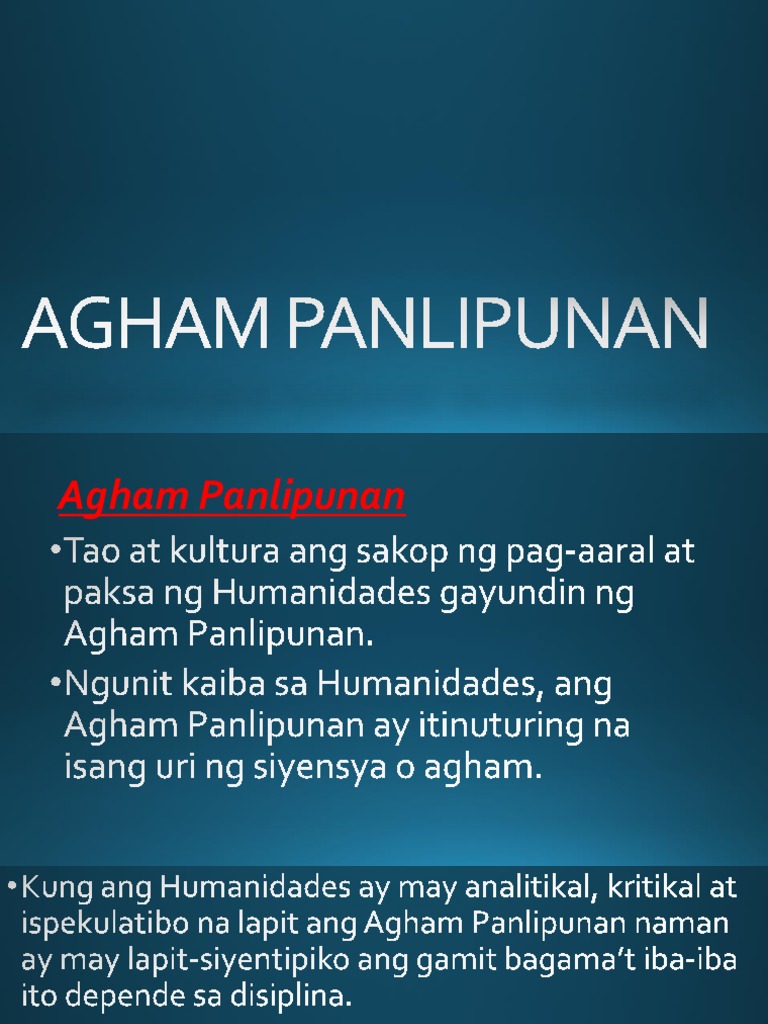 Agham Panlipunan | PDF