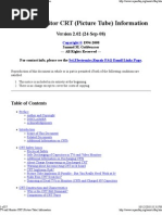 Common CRT TV Problems and Fixes | PDF | Television | Electrical ...