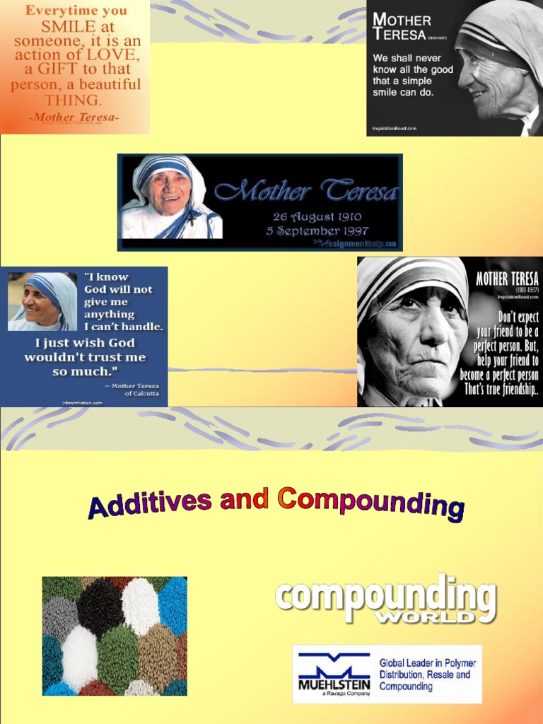 Lecture - 15 Additives and Compounding | PDF | Polymers | Plastic