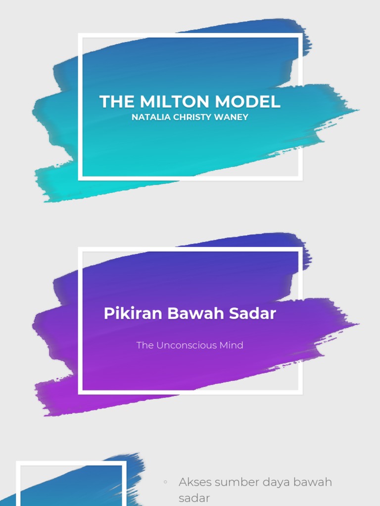 Milton Model | PDF