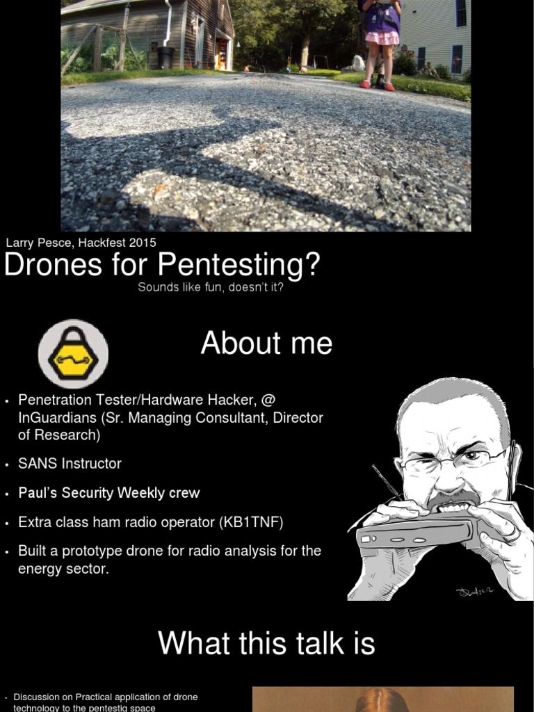 Drones For Pentesting | PDF | Penetration Test | Unmanned Aerial Vehicle