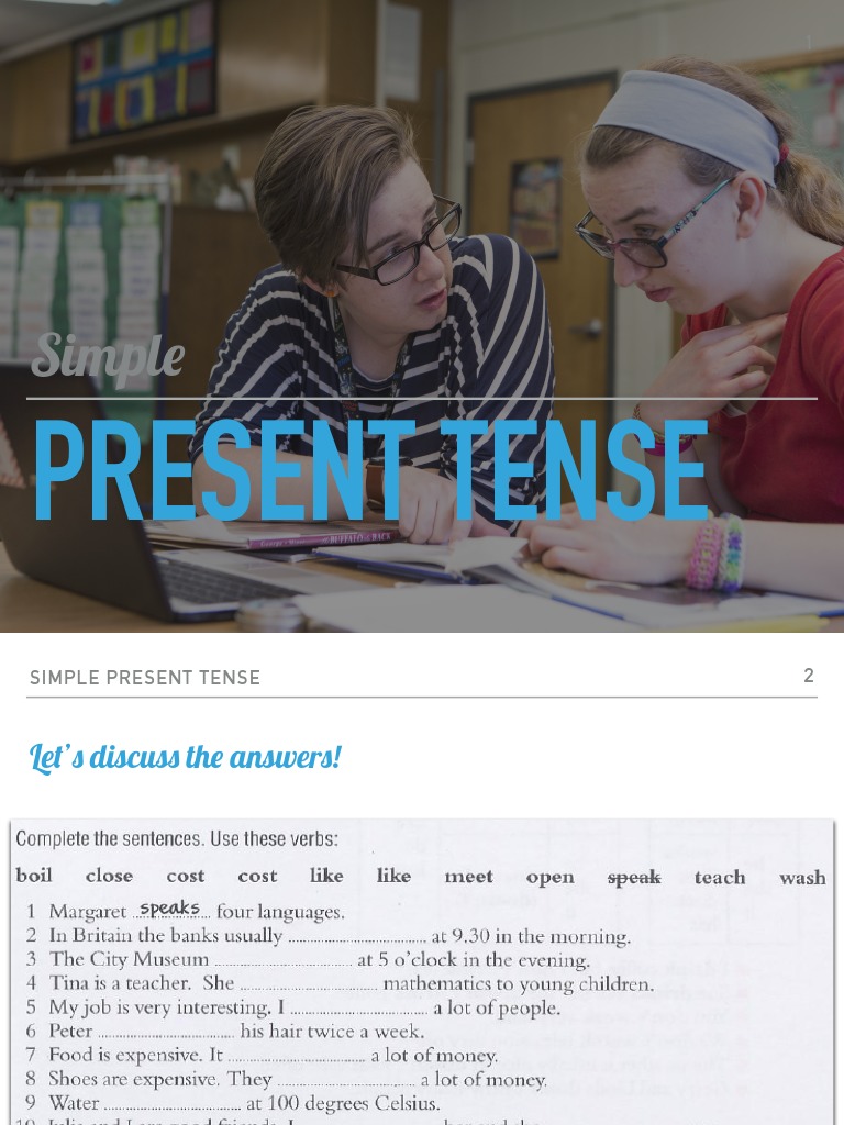 Simple Present Tense - Part 2 PDF | PDF | Verb | Grammar
