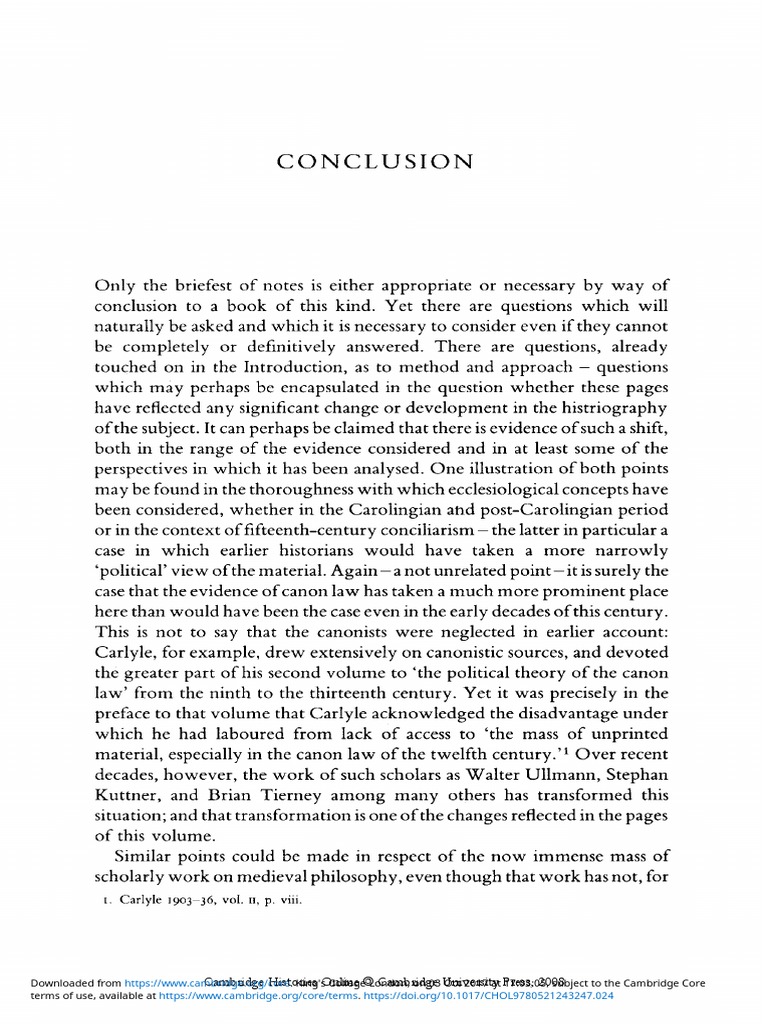 Conclusion | PDF | Philosophical Theories | Philosophical Movements