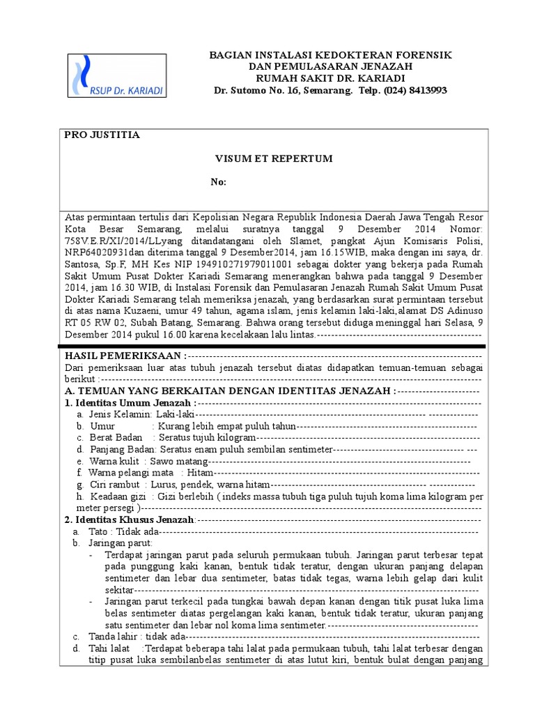 Visum Et Repertum | PDF