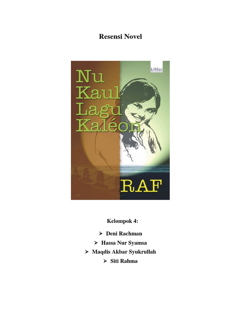 Resensi Novel "Nu Kaul Lagu Kaléon" | PDF