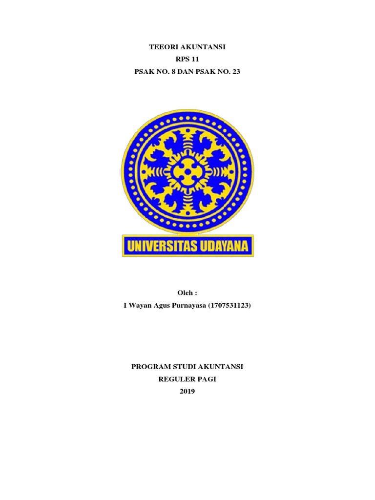 Psak 8 Psak 23 | PDF