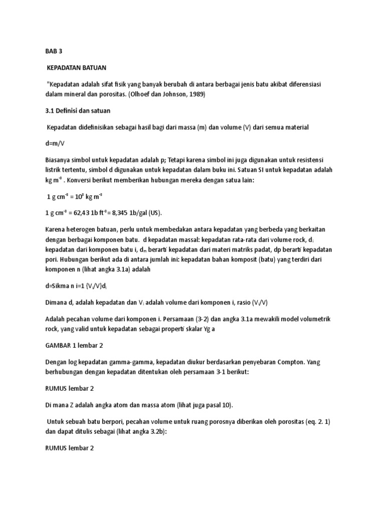 Fisika Batuan | PDF | Sains & Matematika