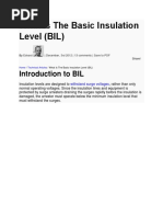 Definition of Basic Insulation Level BIL | PDF | Insulator (Electricity ...